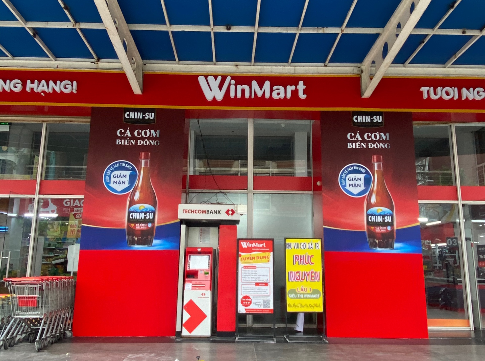 THI CÔNG BIỂN QUẢNG CÁO MẶT TIỀN WINMART BÀU CÁT – HCM – RINKU MEDIA